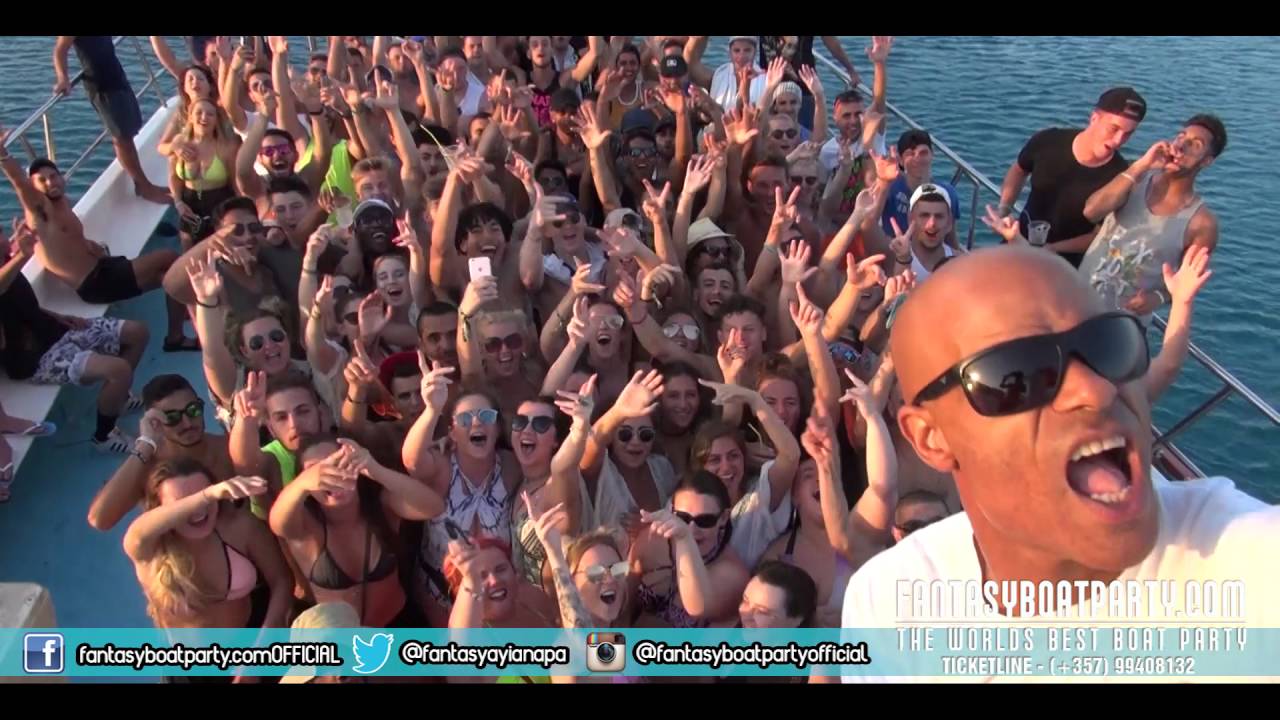 Fantasy Boat Party | Thursday 21st July 2016 | Ayia Napa Cyprus - YouTube