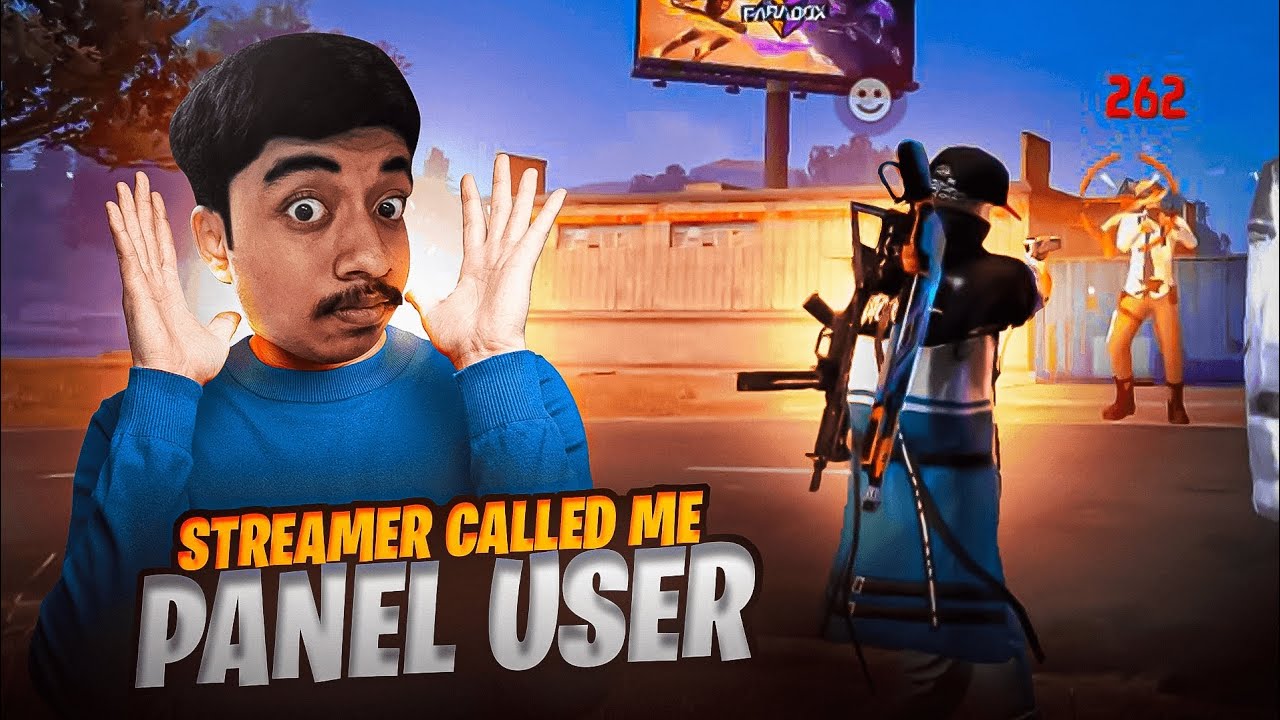 STREAMER CALLED ME. PANEL USER 💻 1 VS 1 ON LIVE STREAM @Manav_ff_27 ...