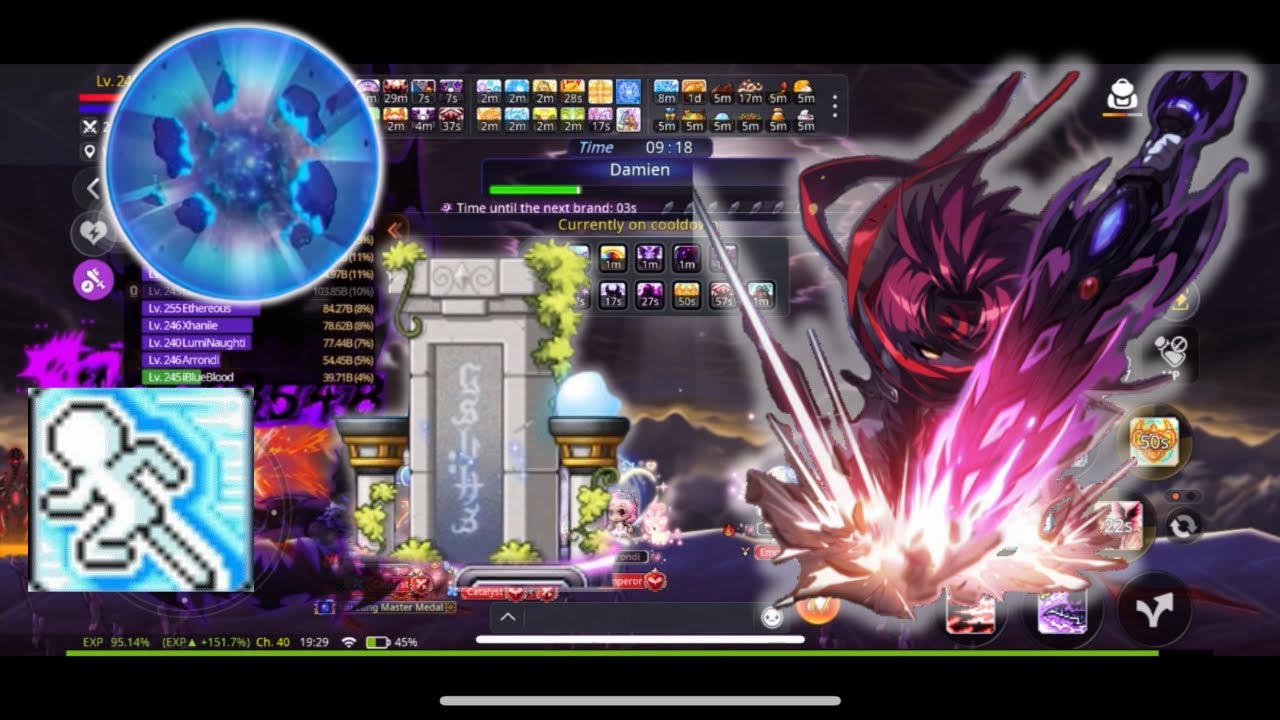 Maplestory M - Hard Damien Orb + Alter Survivability Tips! (STOP DYING ...