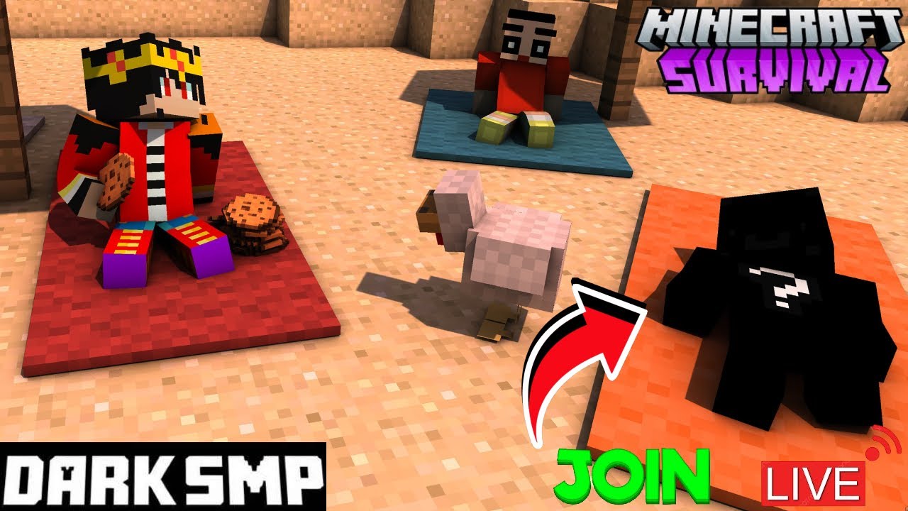 NEW MEMBER IN DARK SMP || 🔴LIVE🔴 - YouTube