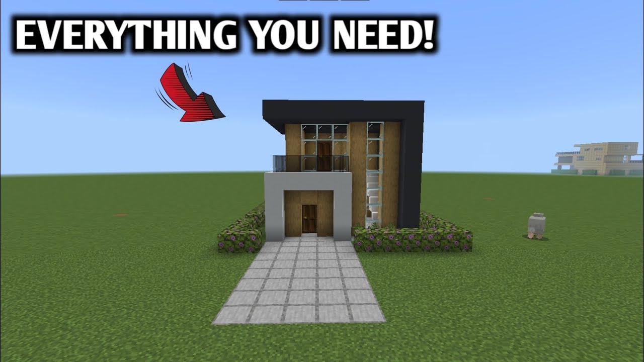 how to make minecraft easy starter house 🏠| minecraft house tutorial 🤫 ...