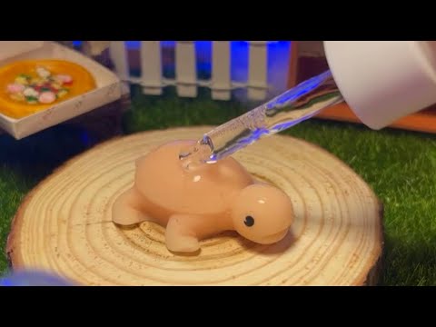 Little Turtle SPA Day!🐢🧴🫧 Mochi Squishy Toy ASMR - YouTube