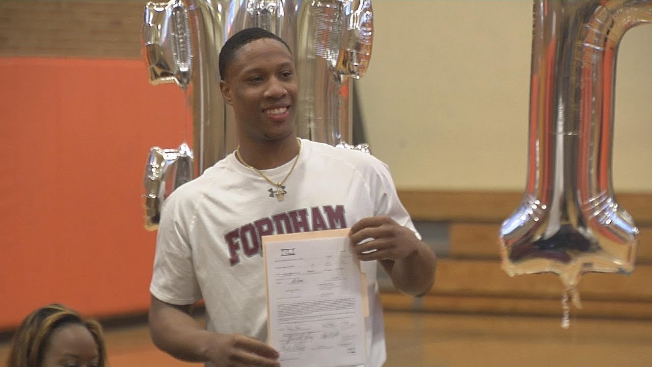 Tyrone Perry Signs National Letter of Intent to play for Fordham ...
