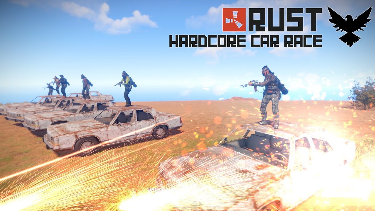 Rust : Hardcore Car Race - YouTube