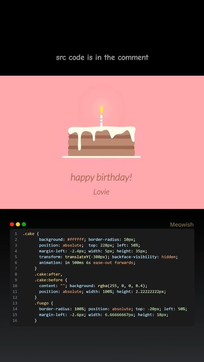 Send this to your loved ones #fyp #programming #birthday #coding #html ...