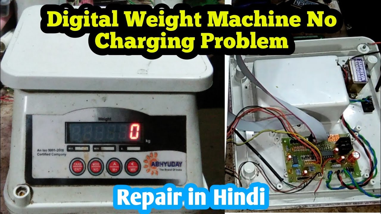 Digital Weight machine No Charging problem | Electronic Weight scale ...