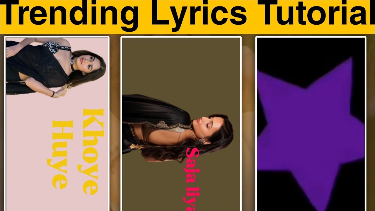 Trending Lyrics Editing Tutorial | Instagram Viral Lyrics Video Edit In ...