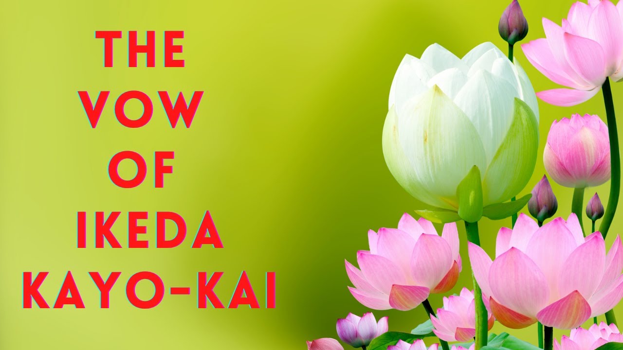 The Vow of Ikeda Kayo-kai | 华阳之誓 (英文版) | SGI Songs | 创价学会歌 | #Shinykoh ...