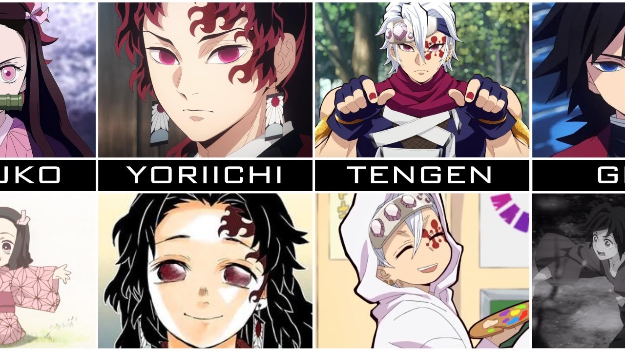 Childrens Version of Demon Slayer Characters - YouTube