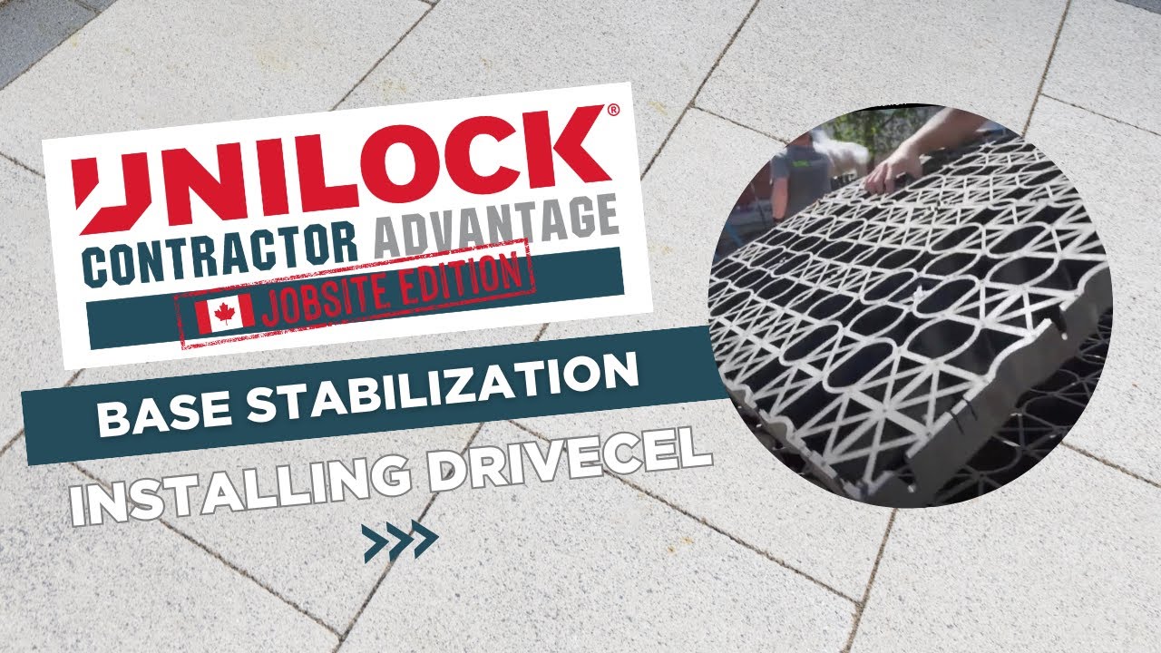 Installing Unilock DriveCel for Rock-Solid Base Stabilization - YouTube