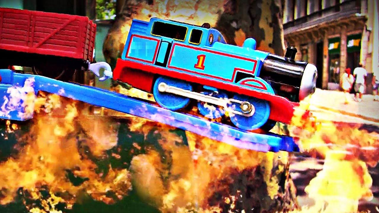 Thomas and Friends - Accidents will happen with EXPLOSION !!! La Rambla ...