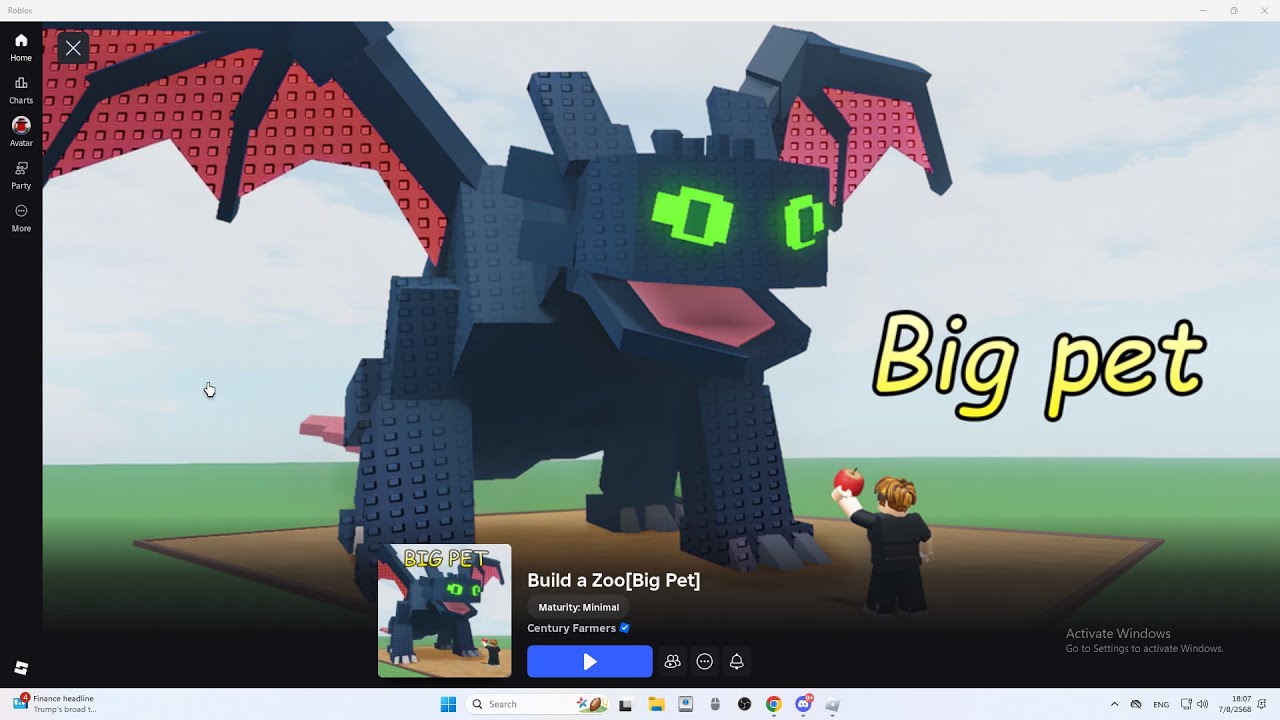 ROBLOX🔴1 VOLCANO Catch and Feed a Brainrot จับและให้อาหาร 5วอสิริอ่าน ...