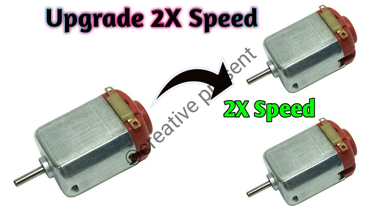 How to upgrade speed the dc 130 motor. - YouTube