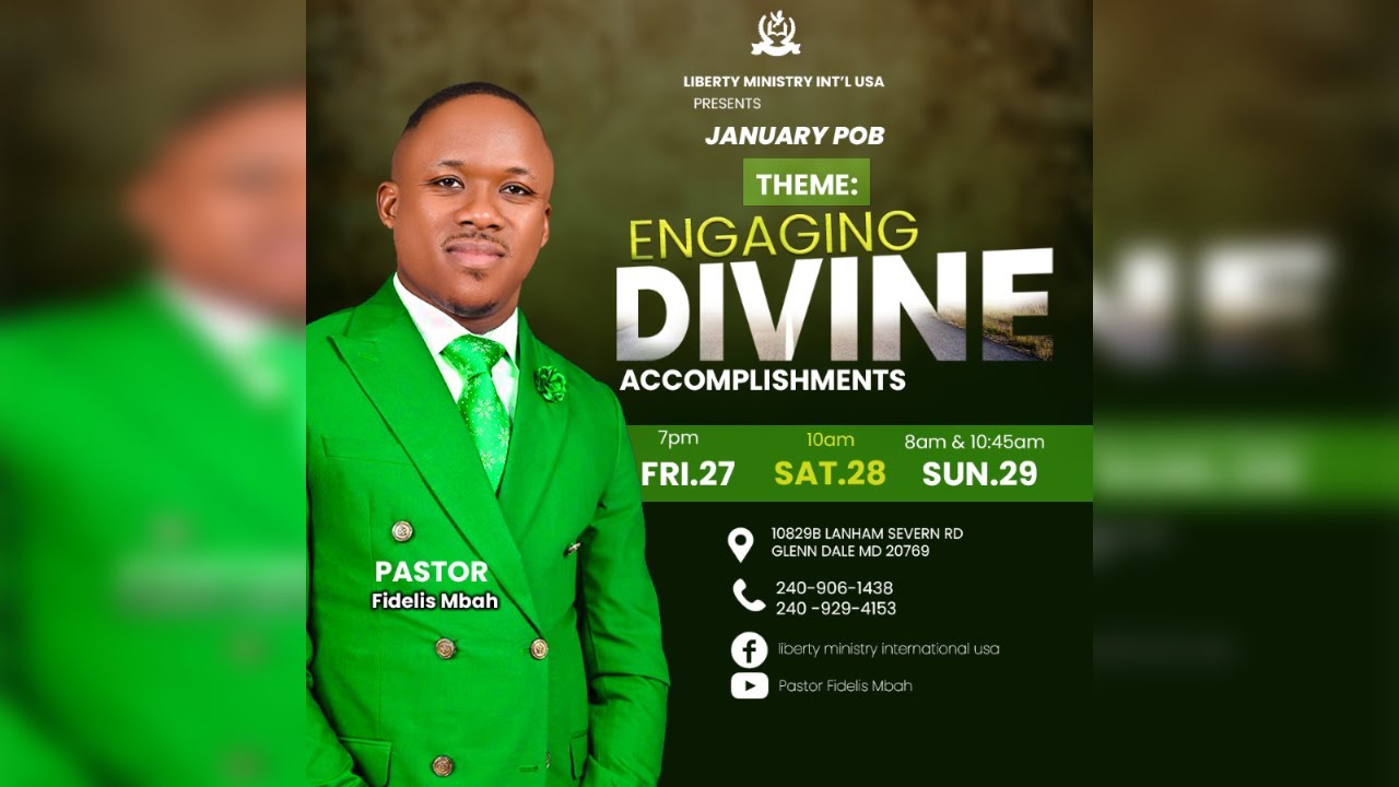 ENGAGING DIVINE ACCOMPLISHMENT. - YouTube