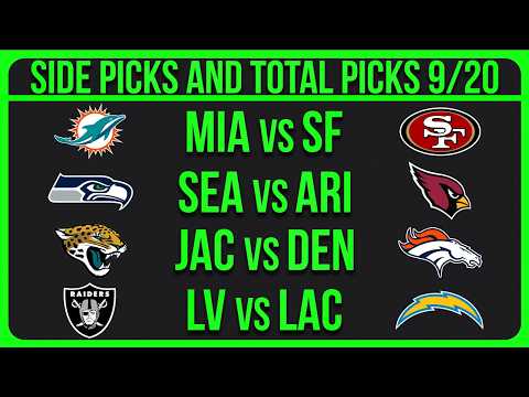 NFL Picks Today 9/20/26 NFL Week 2 Picks and Predictions (3/5)