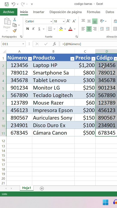 Cómo Crear CÓDIGOS DE BARRAS en Excel! 🚀 | Tutorial #exceltips #excel #ladob - YouTube