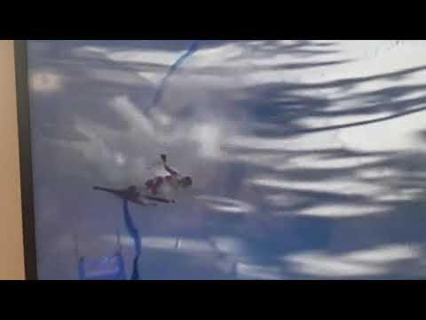 Stephanie Venier Crash - Crans Montana - Switzerland