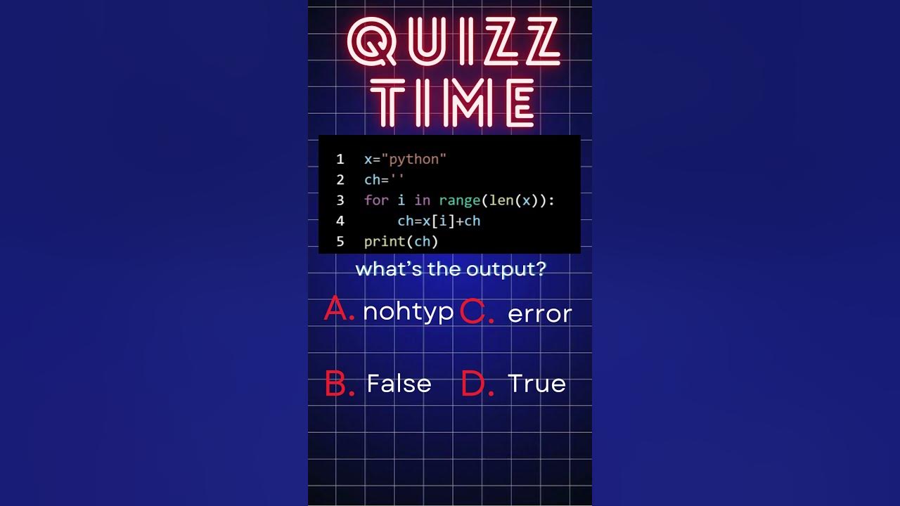 Can You Solve This Quiz? 🤔 #codingchallenge #quiz #programmingchallenge - YouTube