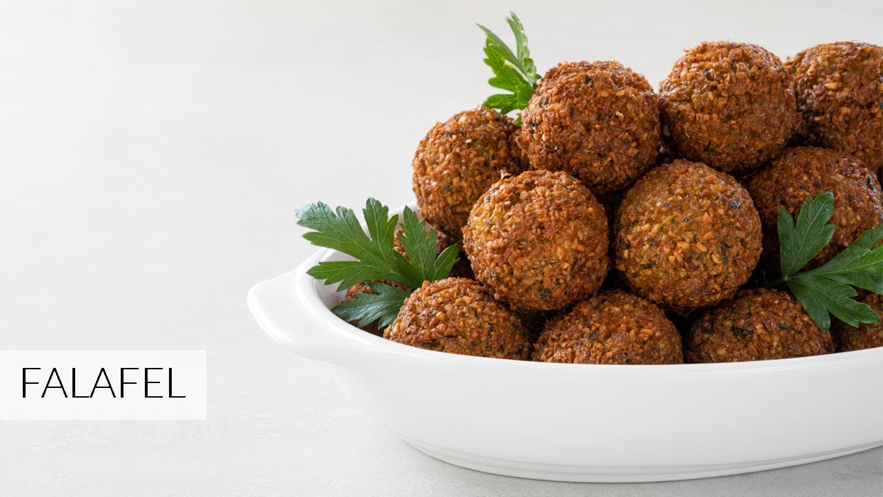 FALAFEL | How to Make Crispy Baked Falafel - YouTube