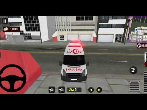 TR Ambulans Simulasyon Oyunu- Gerçek ambulans oyunu araba videosu