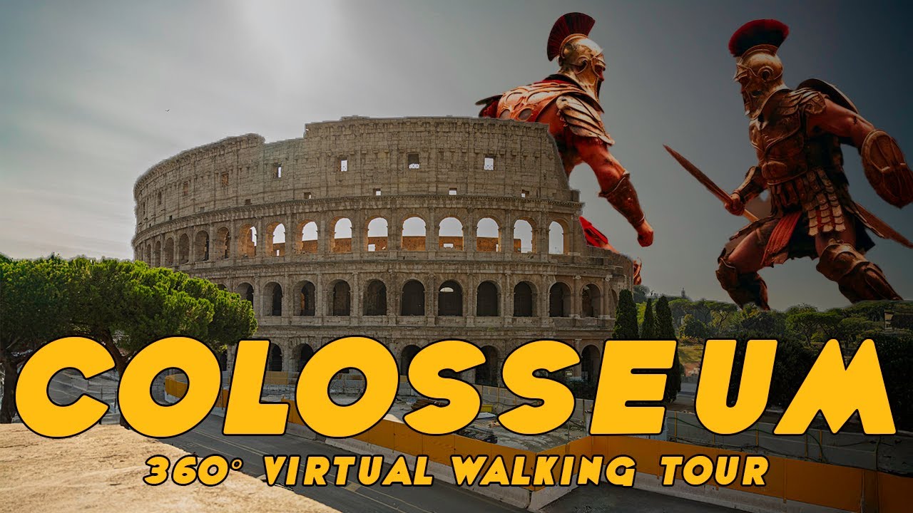 360° VR Virtual Walking Tour Explore the Colosseum's Exterior in Rome ...