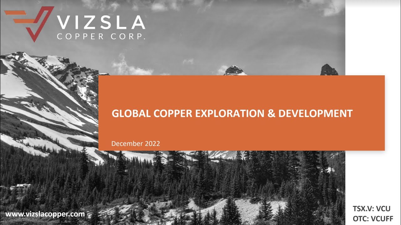 Vizsla Copper Corp. (OTCQB: VCUFF | TSXV: VCU): Virtual Investor ...