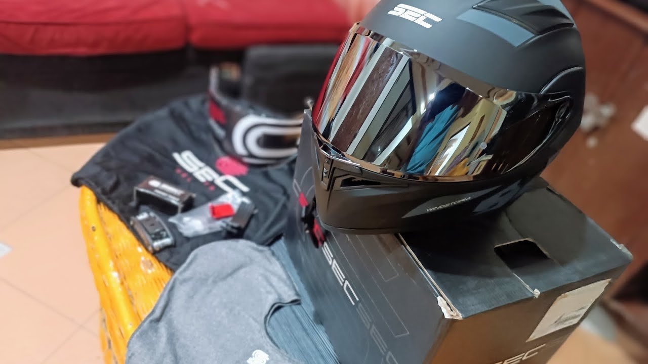 SEC Helmet Windstorm V3 Latest Edition Unboxing - YouTube