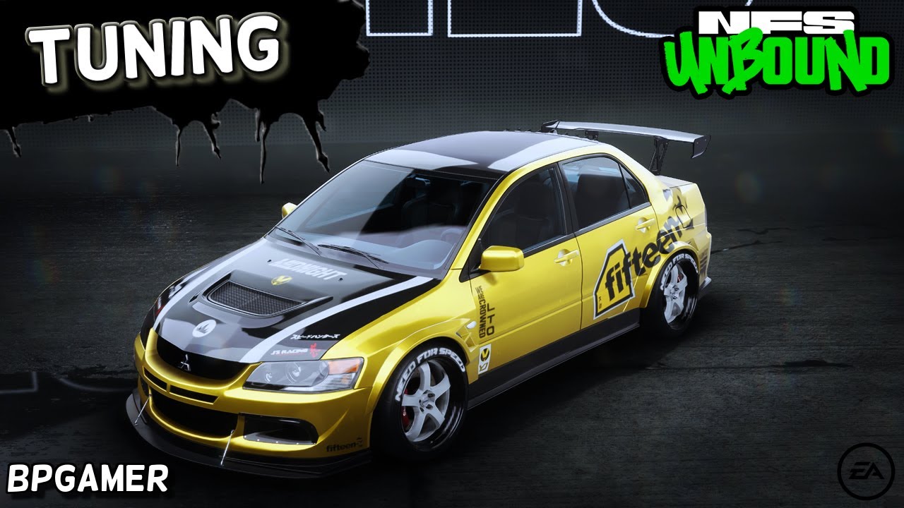 Need for Speed Unbound - Tuning Mitsubishi Lancer Evo IX - YouTube