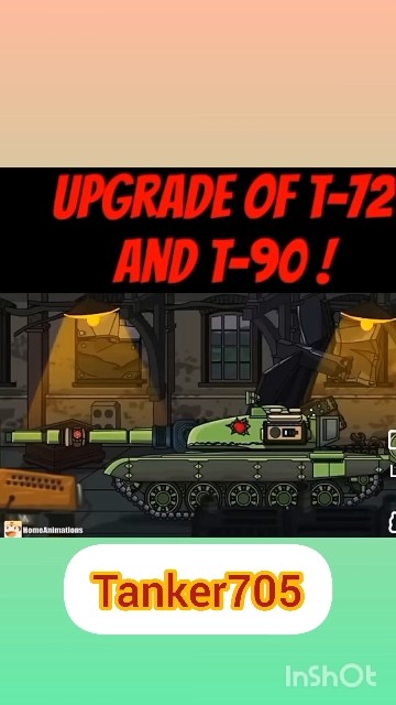 Upgrade of T-72 and T-90! #shotrs #tank #cartoon #homeanimations # ...