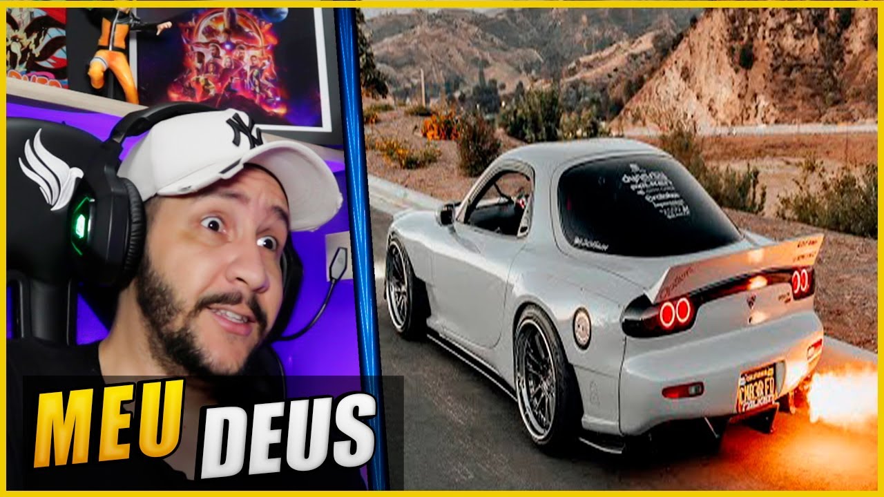 REACT MAZDA RX7 ACABANDO COM TUDO - YouTube