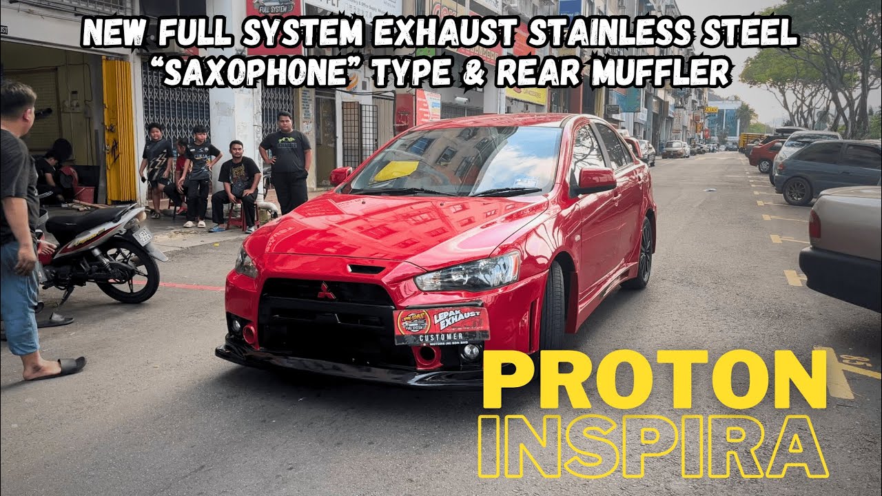 NEW FULL SYSTEM EXHAUST STAINLESS STEEL "SAXOPHONE" TYPE & REAR MUFFLER ...