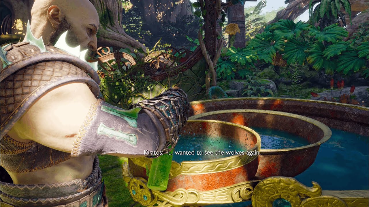 Kratos likes to see Wolves Again Scene - God Of War Ragnarok [4K 60FPS ...