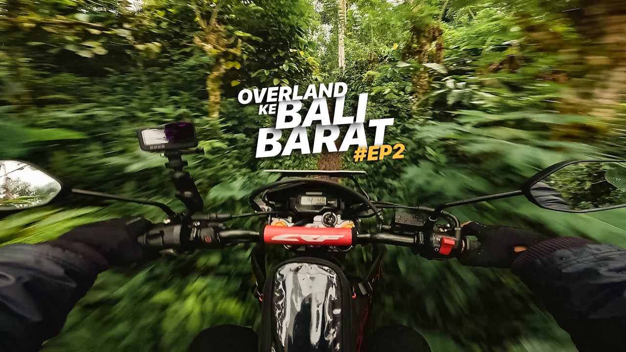 West Bali Overland #EP2 - Blahmantung Waterfall | Honda CRF150L - YouTube