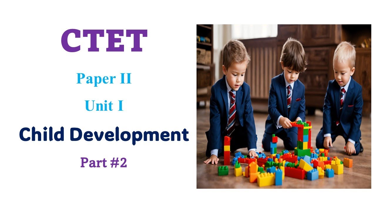 CTET Child Development (Paper II) Quiz Practice, Part #2 - YouTube