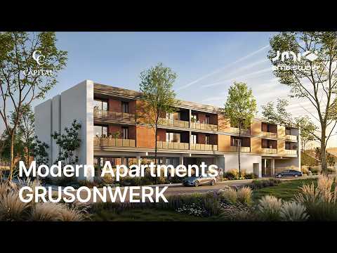 Golden Hour Living | GRUSONWERK Modern Apartments | 3D Cinematic Animation