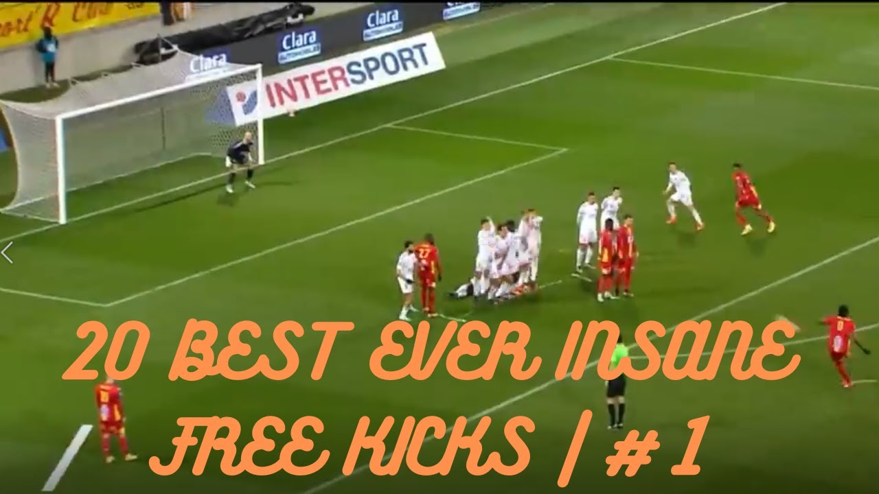 20 BEST EVER INSANE FREE KICKS | # 1 - YouTube