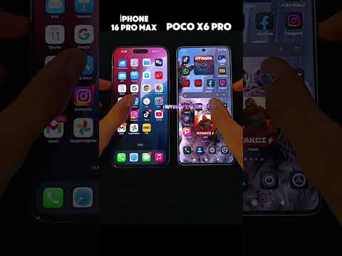 Poco X6 Pro Vs iPhone 16 Pro Max 🥶🔥 #pocox6pro #vs #iphone16promax