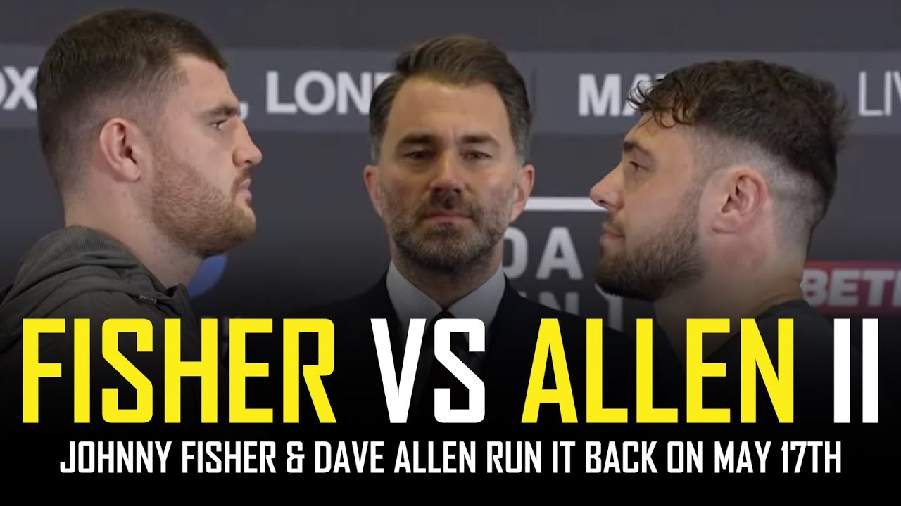 JOHNNY FISHER VS DAVE ALLEN 2 - SIGNED | MAY 17TH - YouTube