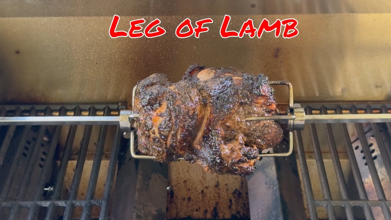Fantastic Sous Vide And Spit Roasted Boneless Leg Of Lamb - YouTube