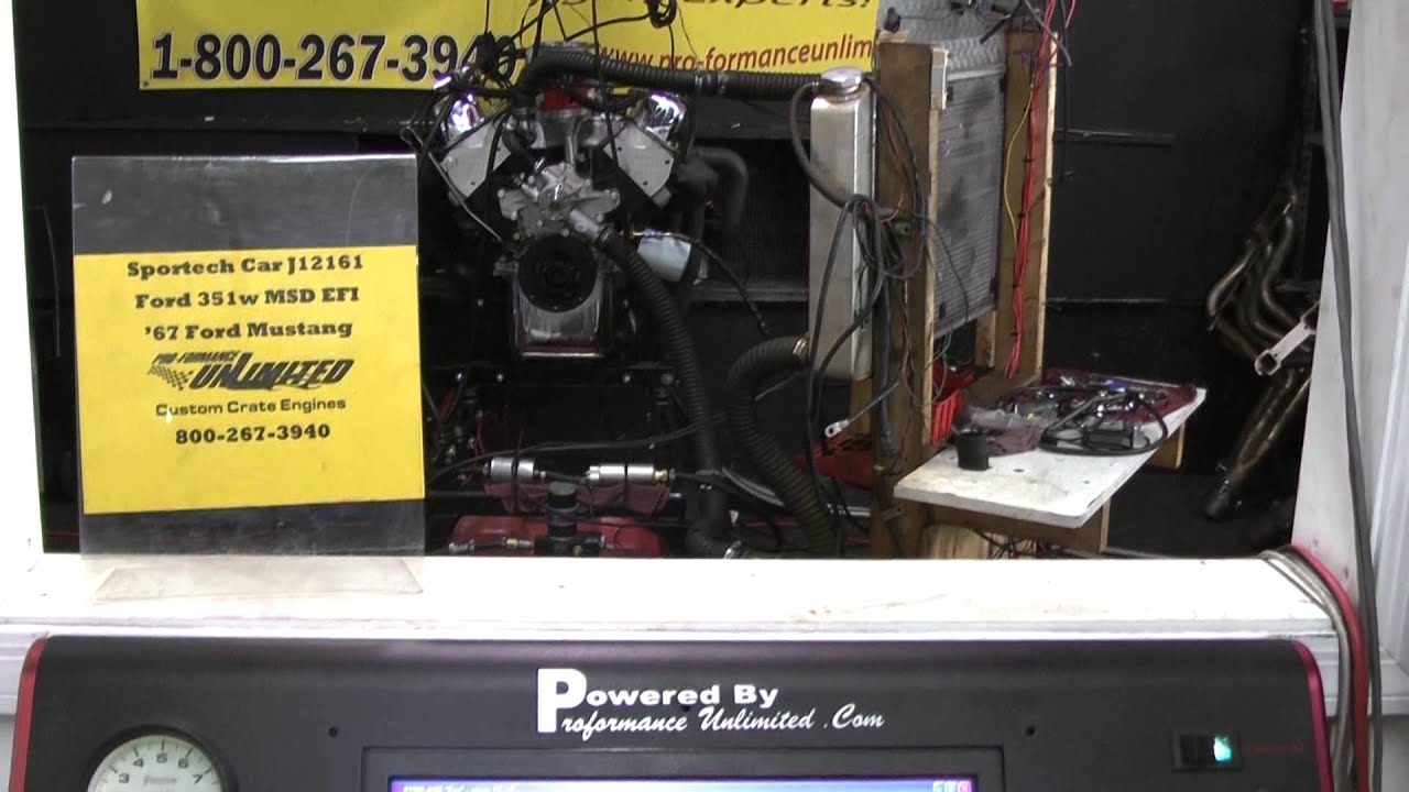 351w Performance Ford Crate Engine With MSD Atomic EFI - YouTube