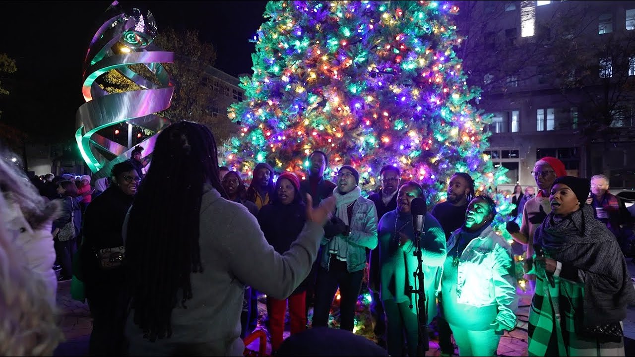 Downtown Little Rock holds Annual Bright the Night Christmas Tree ...