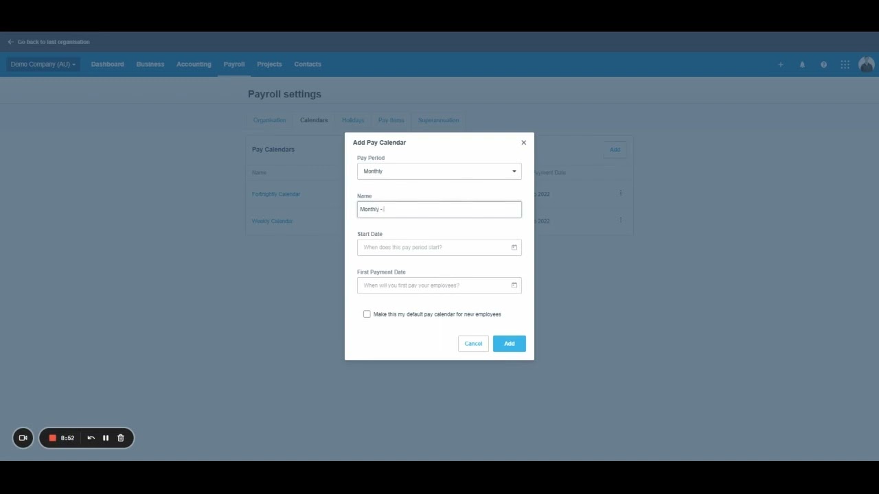 Xero Payroll - Overview & Settings (Part 1 of 3) - YouTube
