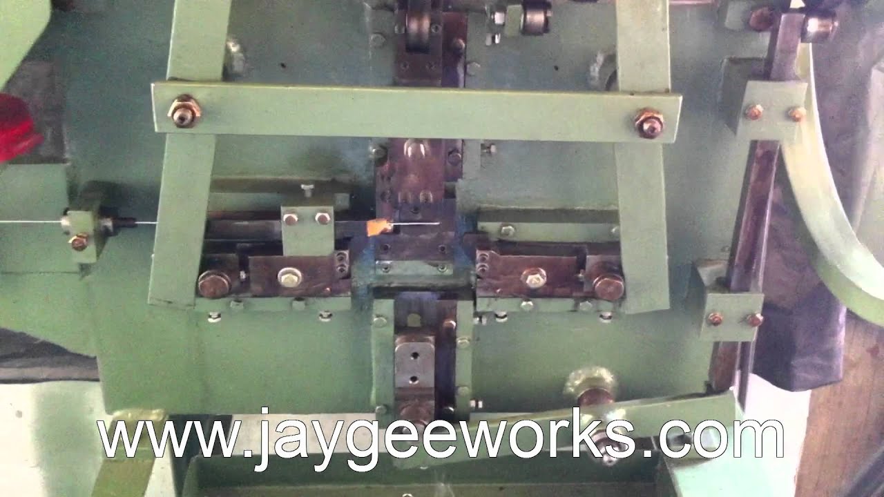 Jay Gee works - C ring machine (cross cutting) - YouTube
