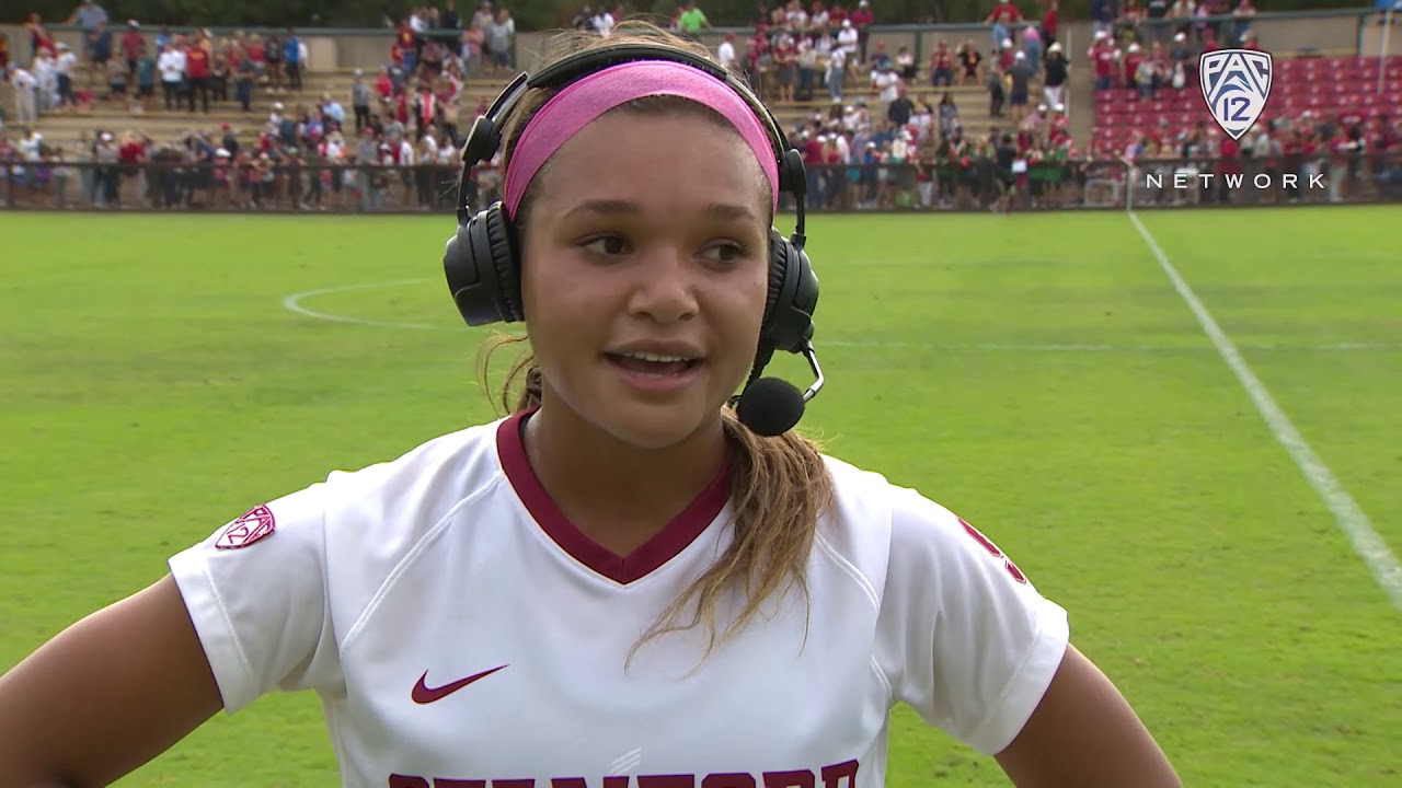 Sophia Smith on game-winning goal for No. 1 Stanford women's soccer ...