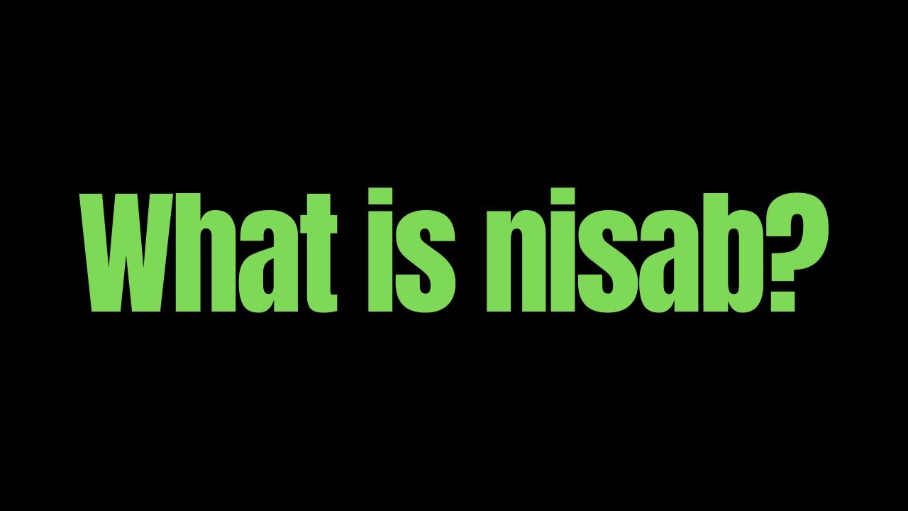 What is Nisab? - YouTube