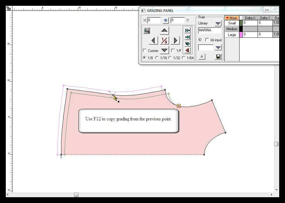 StyleCAD - Useful QuickSteps In Grading - YouTube
