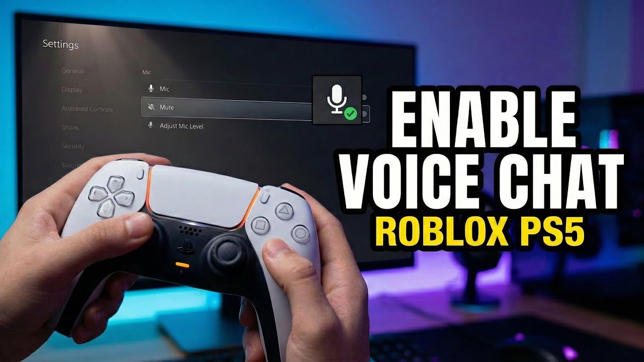 Fix Mic Settings When Roblox PS5 Voice Chat Not Working (2026 Tutorial ...