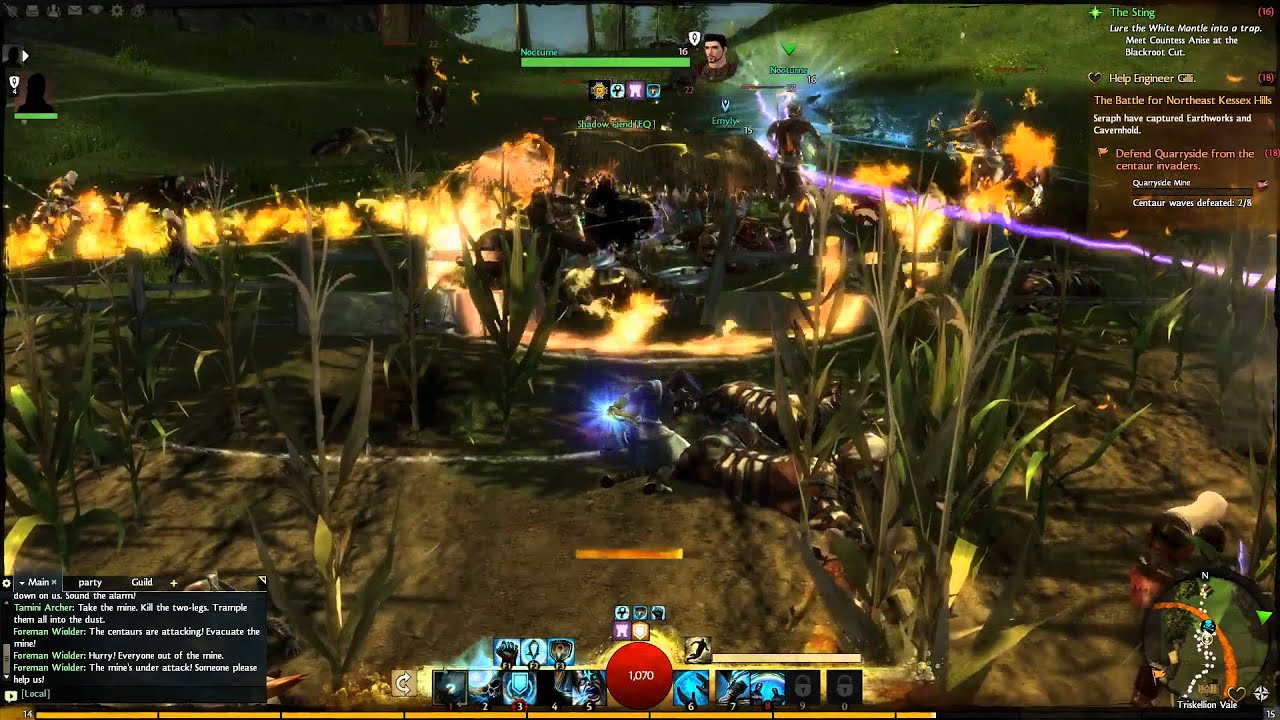 Guild wars 2: Centaur assault in Kessex peak (PvE) 1080p - YouTube