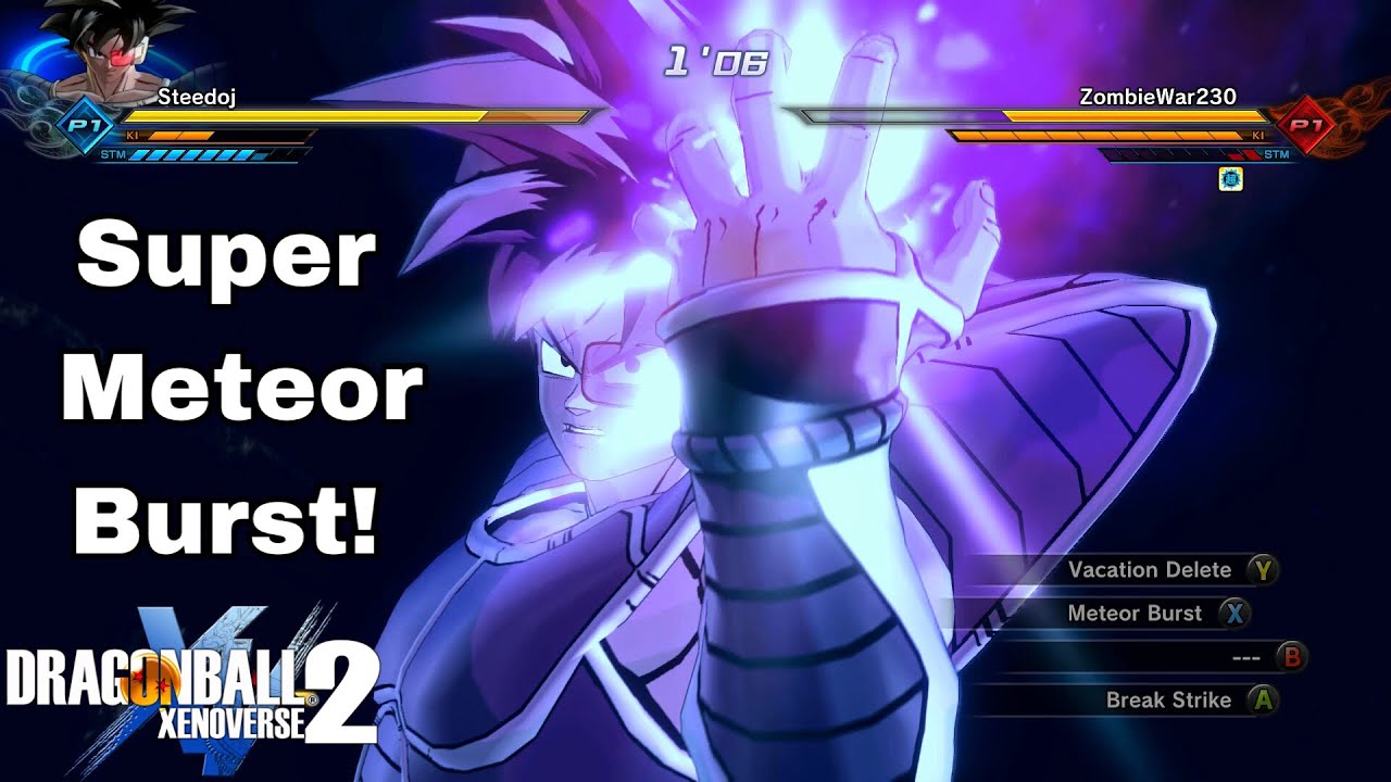 Custom Turles Is A Monster! Ultimate Meteor Burst Combo! | Dragon Ball ...
