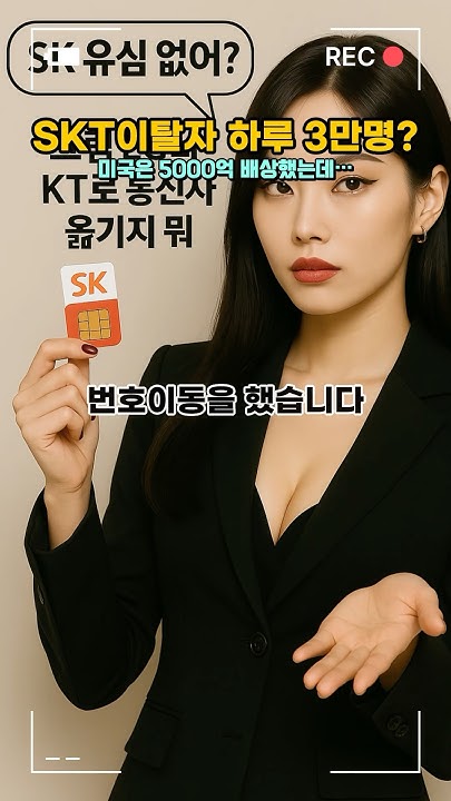 미국은 5000억 배상했는데…SKT는 위약금도 안 깎아준다? #SKT유출 #개인정보보호 #통신사사고 - YouTube